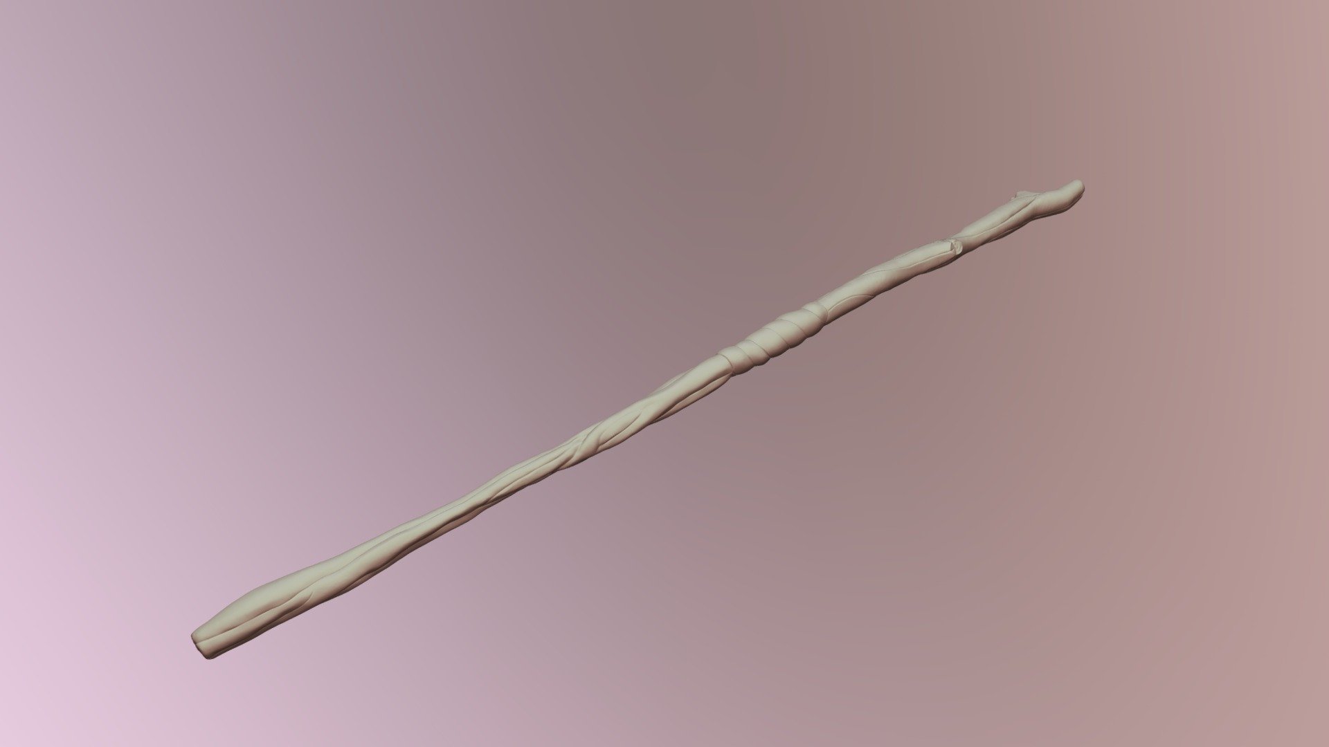 Sculpt January 2019 Day12: Staff - 3D model by Woopsicles [802d6f9 ...