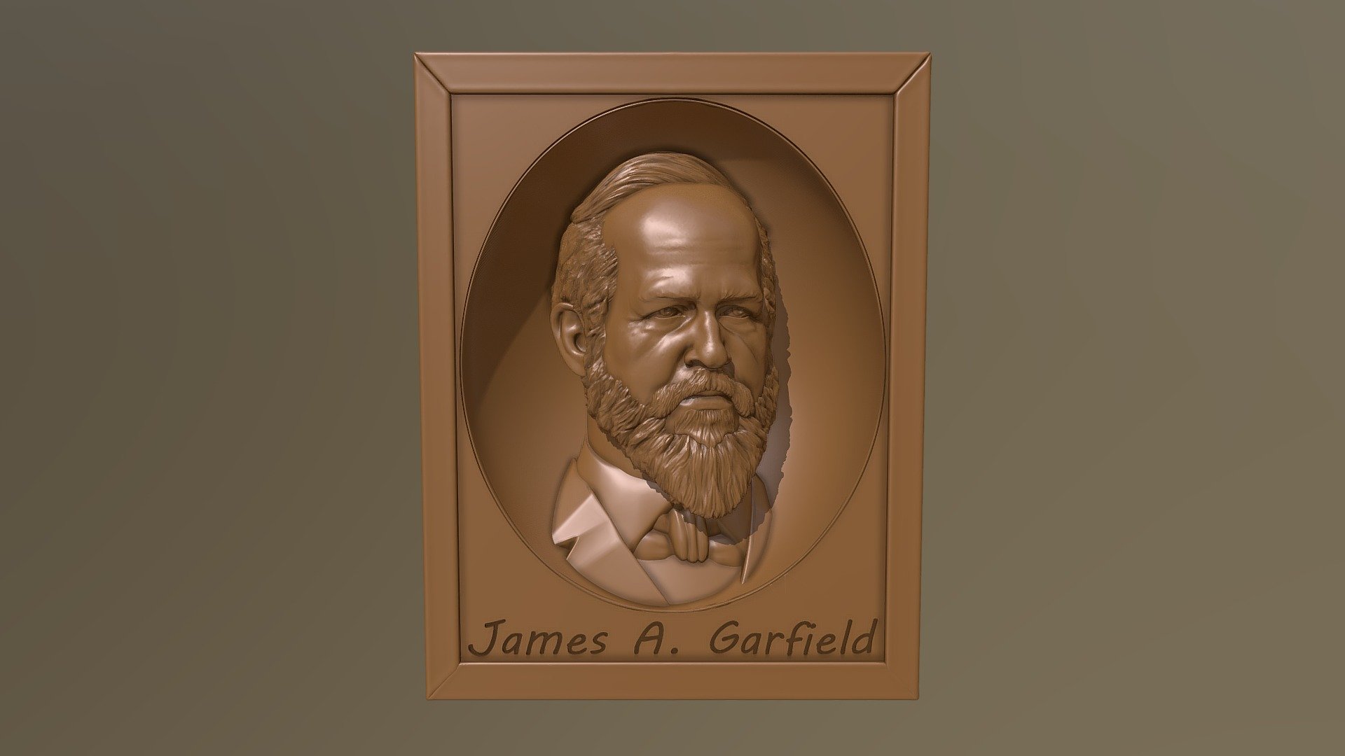 James A. Garfield - 3D model by kostikim [802dc5f] - Sketchfab