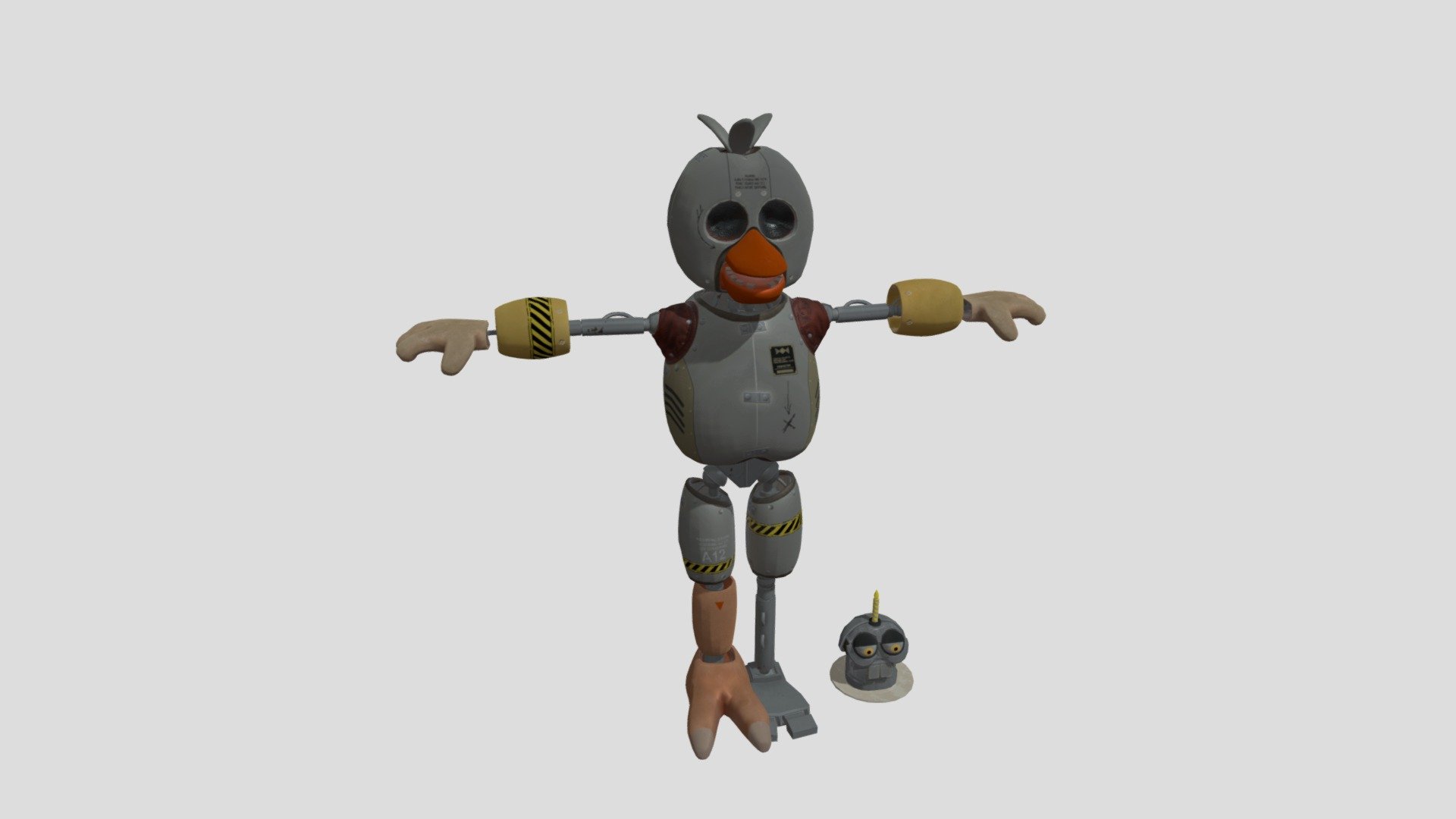 Prototype Chica [FNaF: Secret Of The Mimic] - Download Free 3D model by ...