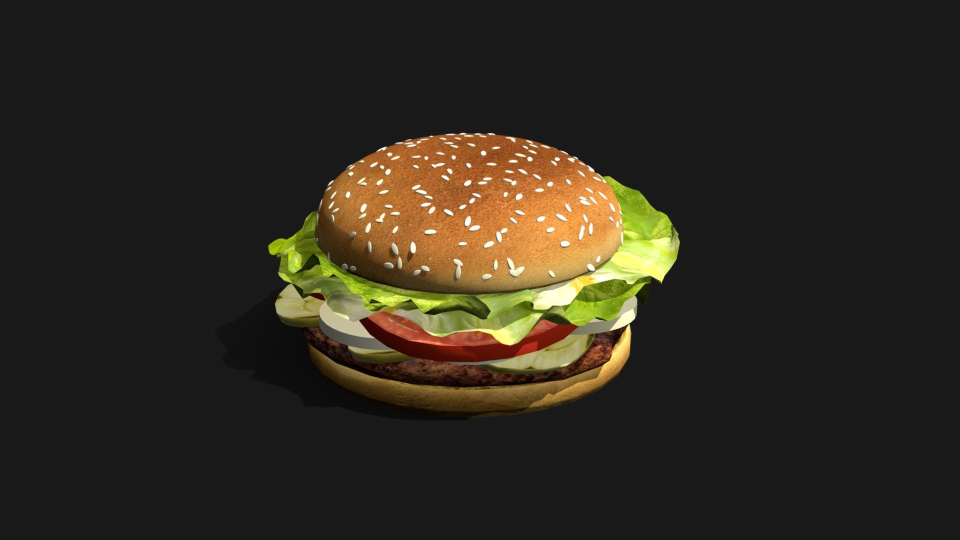 Whopper - Download Free 3D model by andremalmeida [8031704] - Sketchfab