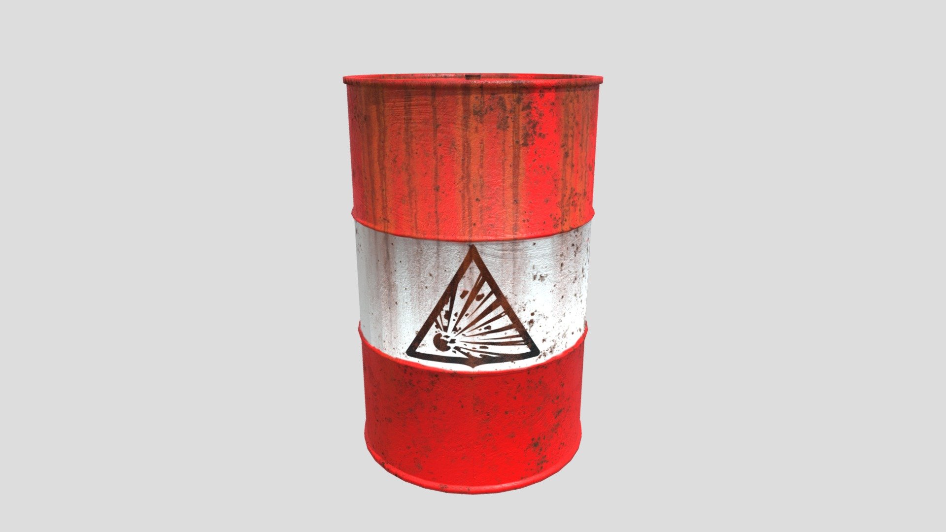Explosive Barrel - 3D model by Maximusprime97 [8032e6f] - Sketchfab