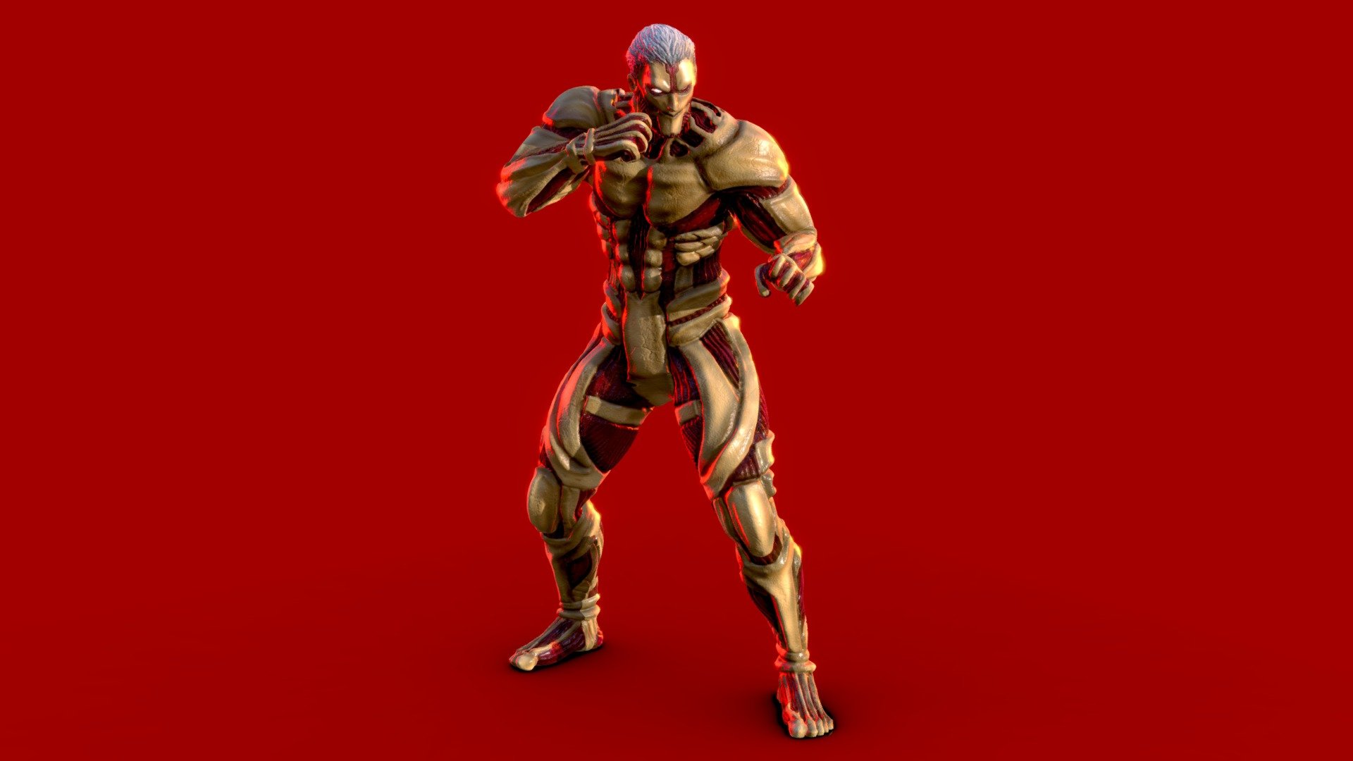 High Poly - Attack on Titan - Reiner Braun - Buy Royalty Free 3D model ...