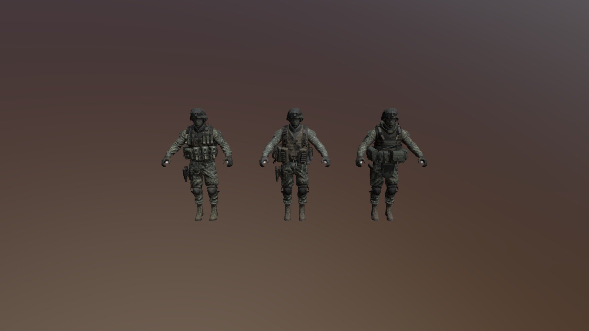 Call Of Duty: MW2R - US Army Rangers - Download Free 3D model by ...