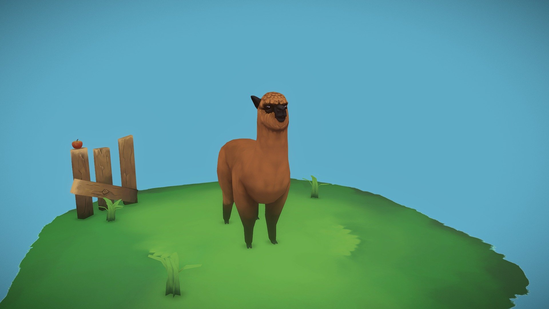 Alpaca - 3D model by thinakaza [80366a9] - Sketchfab