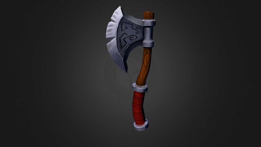 Hand Painting texturing Axe - 3D model by yonathan [803742f] - Sketchfab