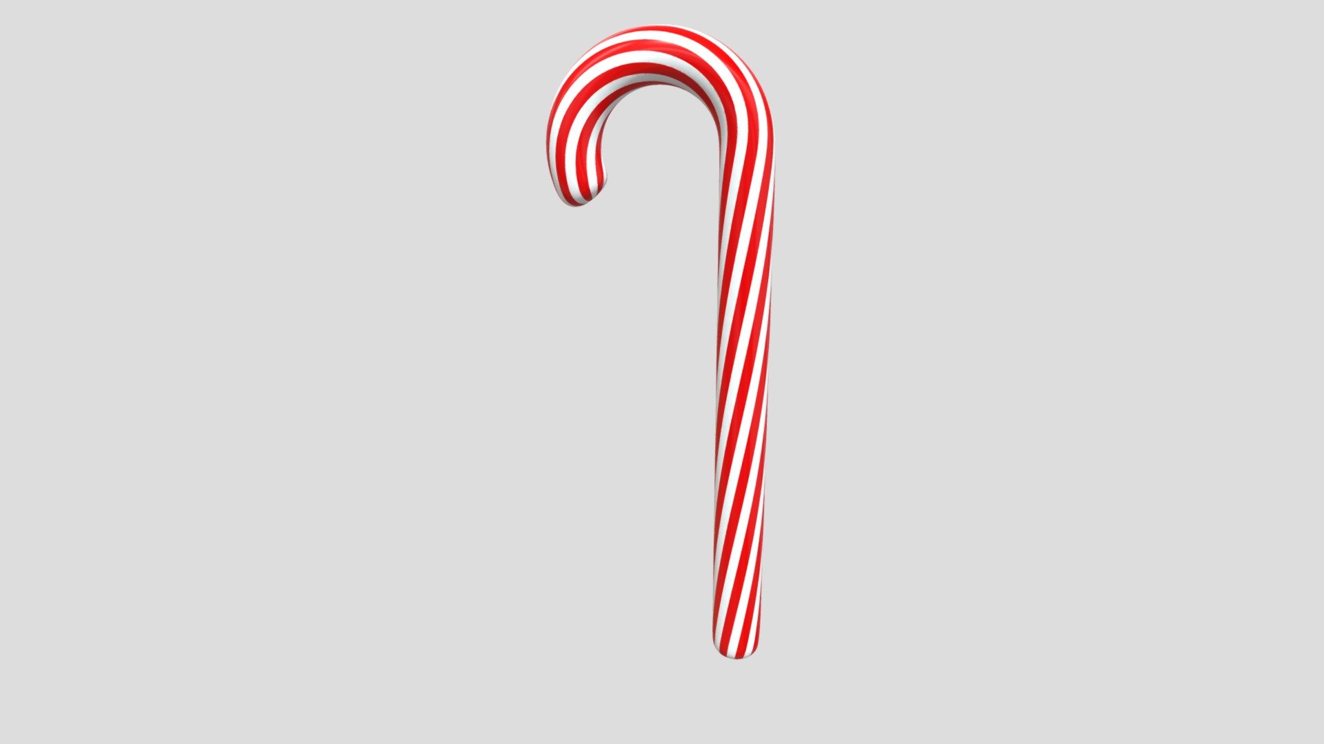 Candy Cane - 3D model by sparklewolfie [80383db] - Sketchfab