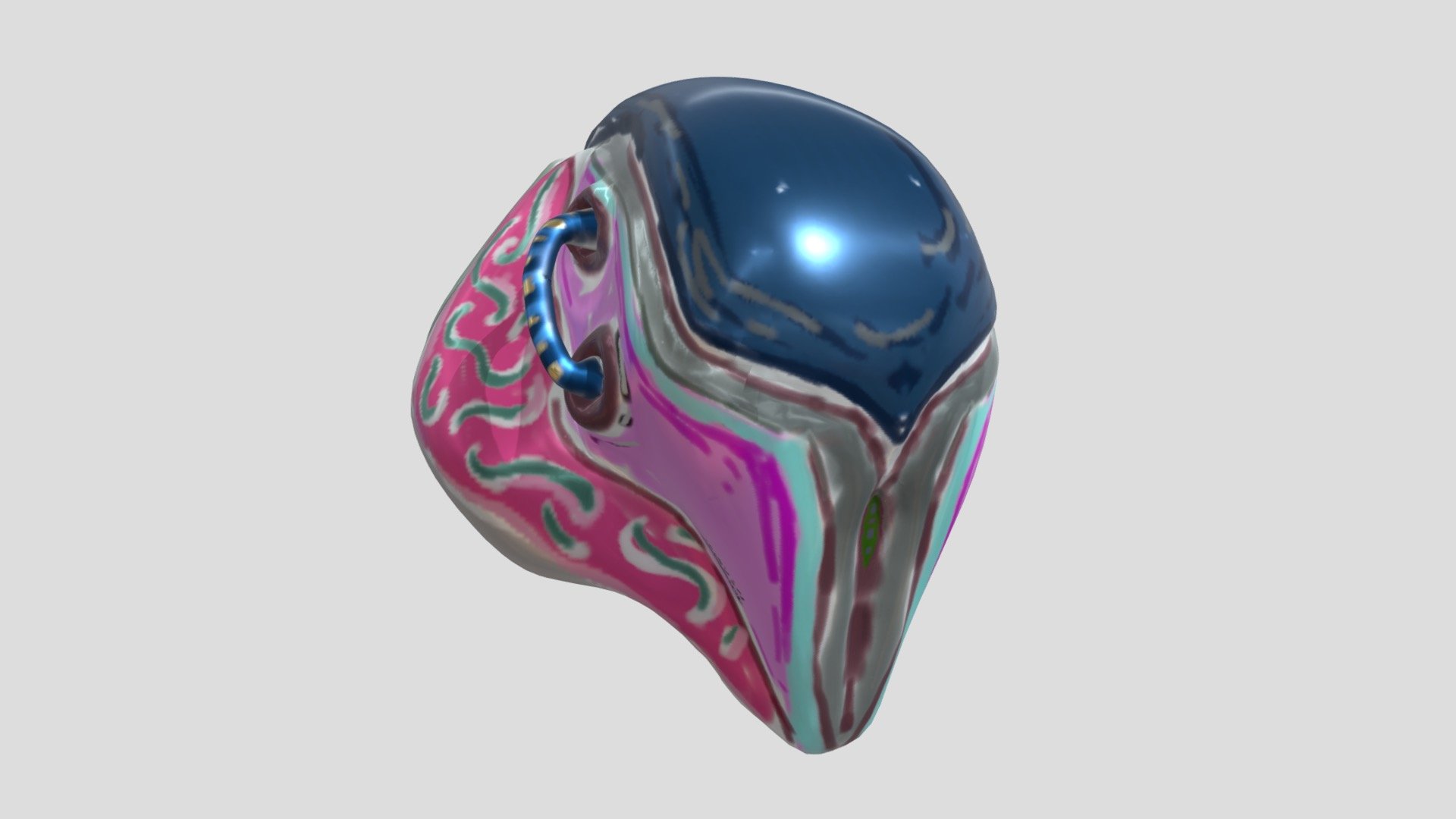 Alien Snail Helmet - 3D model by Jimmy Gunawan (@jimmygunawan) [80395e7 ...