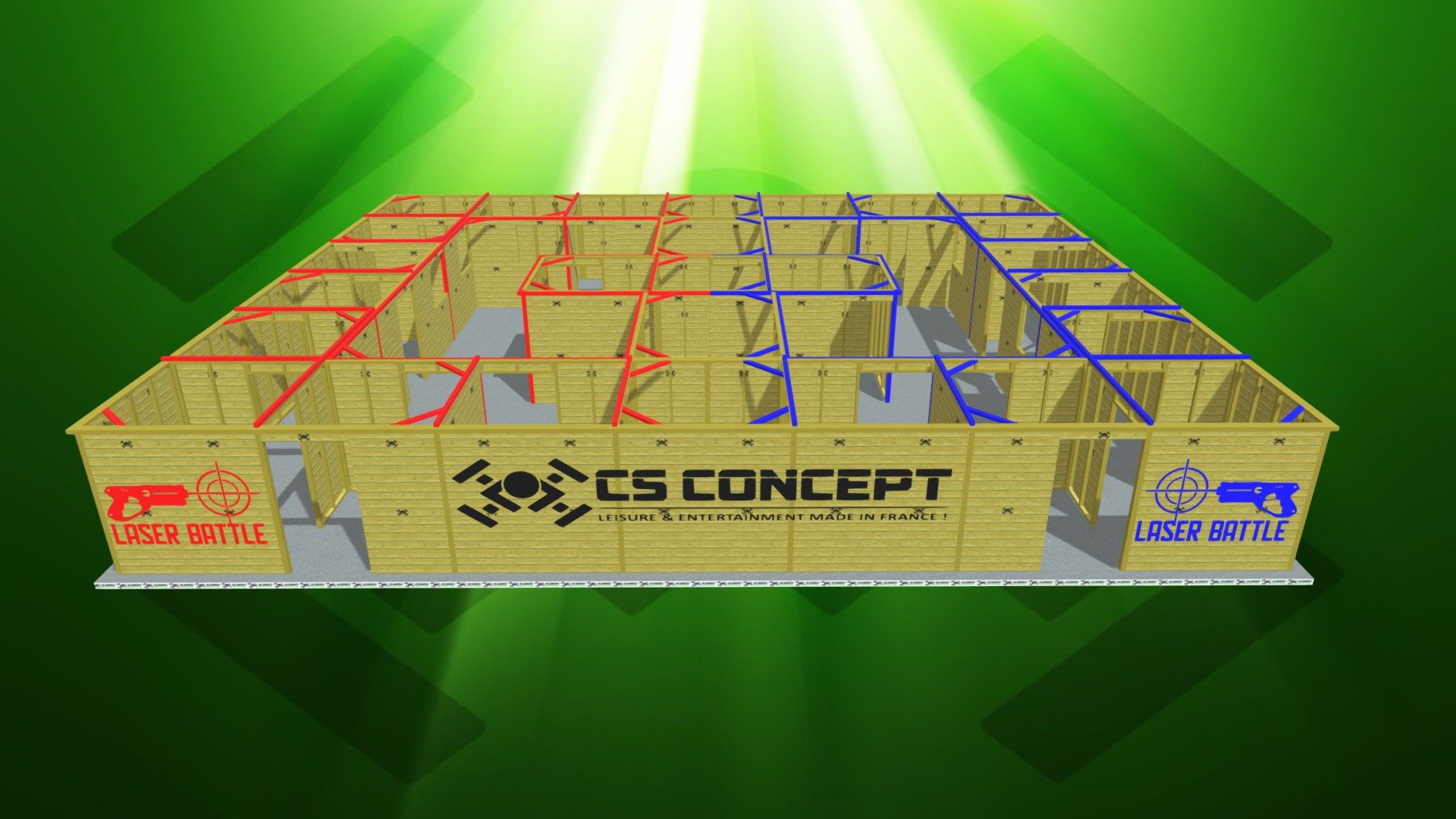 LASER-BATTLE-230 - 3D model by CSCONCEPT [8039cc3] - Sketchfab
