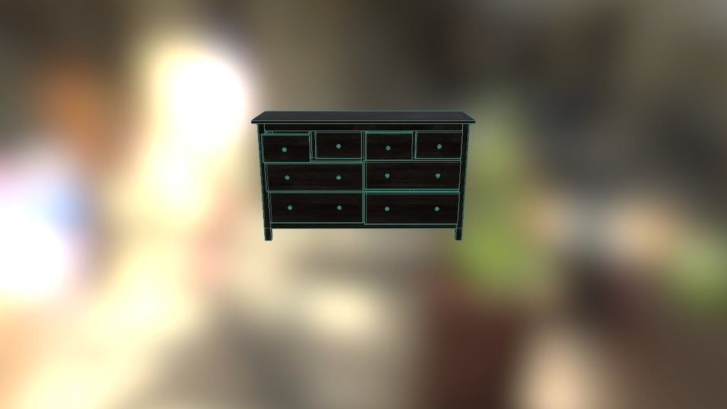 Hemnes Commode - 3D model by milospreuten [803a184] - Sketchfab