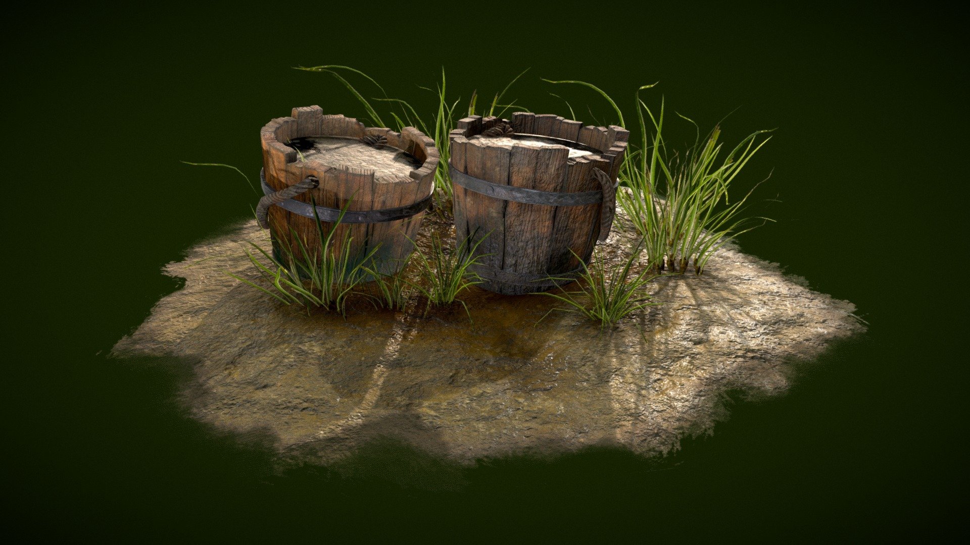 Mud Buckets - 3D model by 13 Particles (@13particles) [803b14c] - Sketchfab