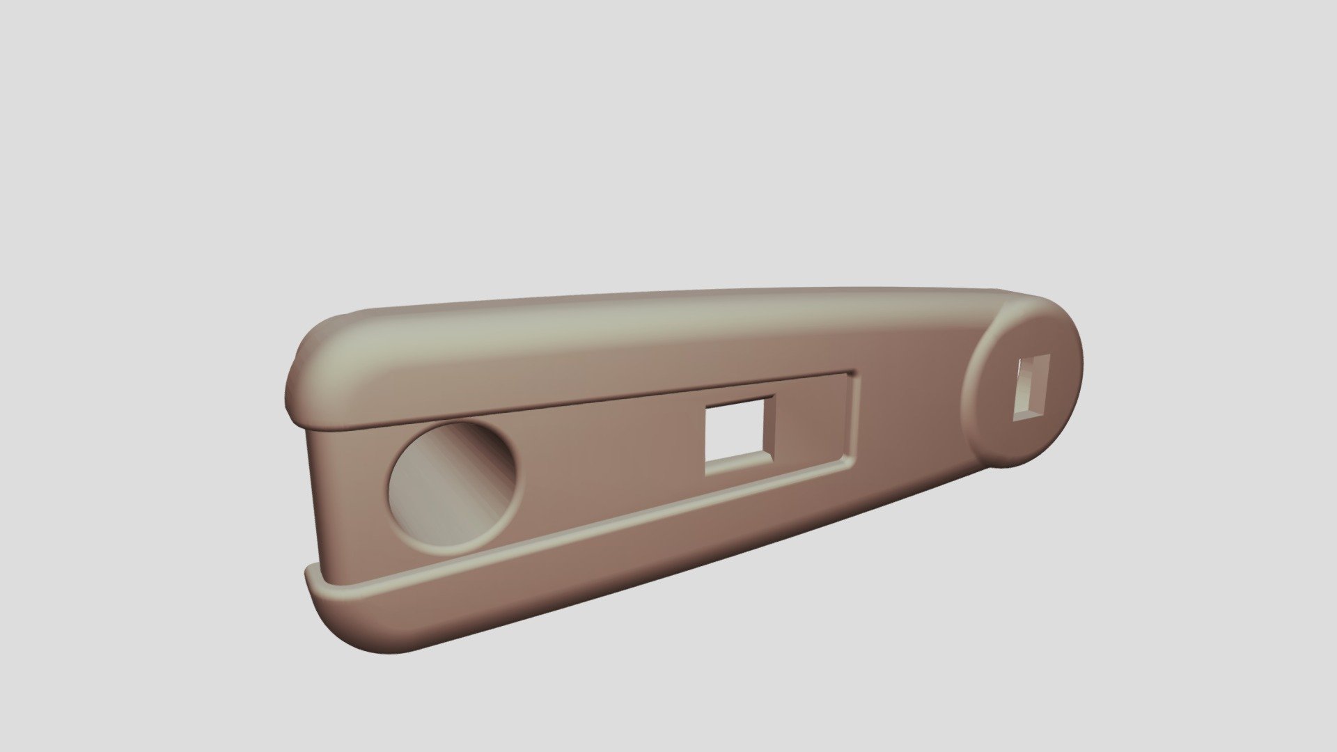 Crank for Car Window, Volvo 240, 740 and 940 - 3D model by JKignell ...