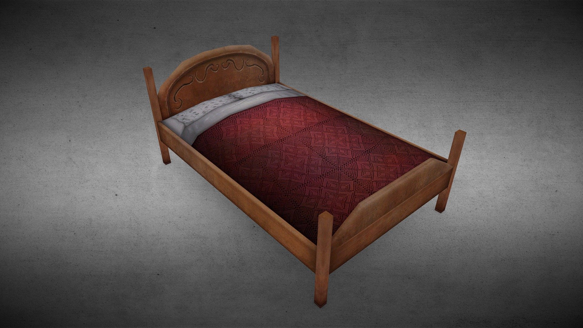bed_b from FPS creator classic - Download Free 3D model by Вторая Кошка ...