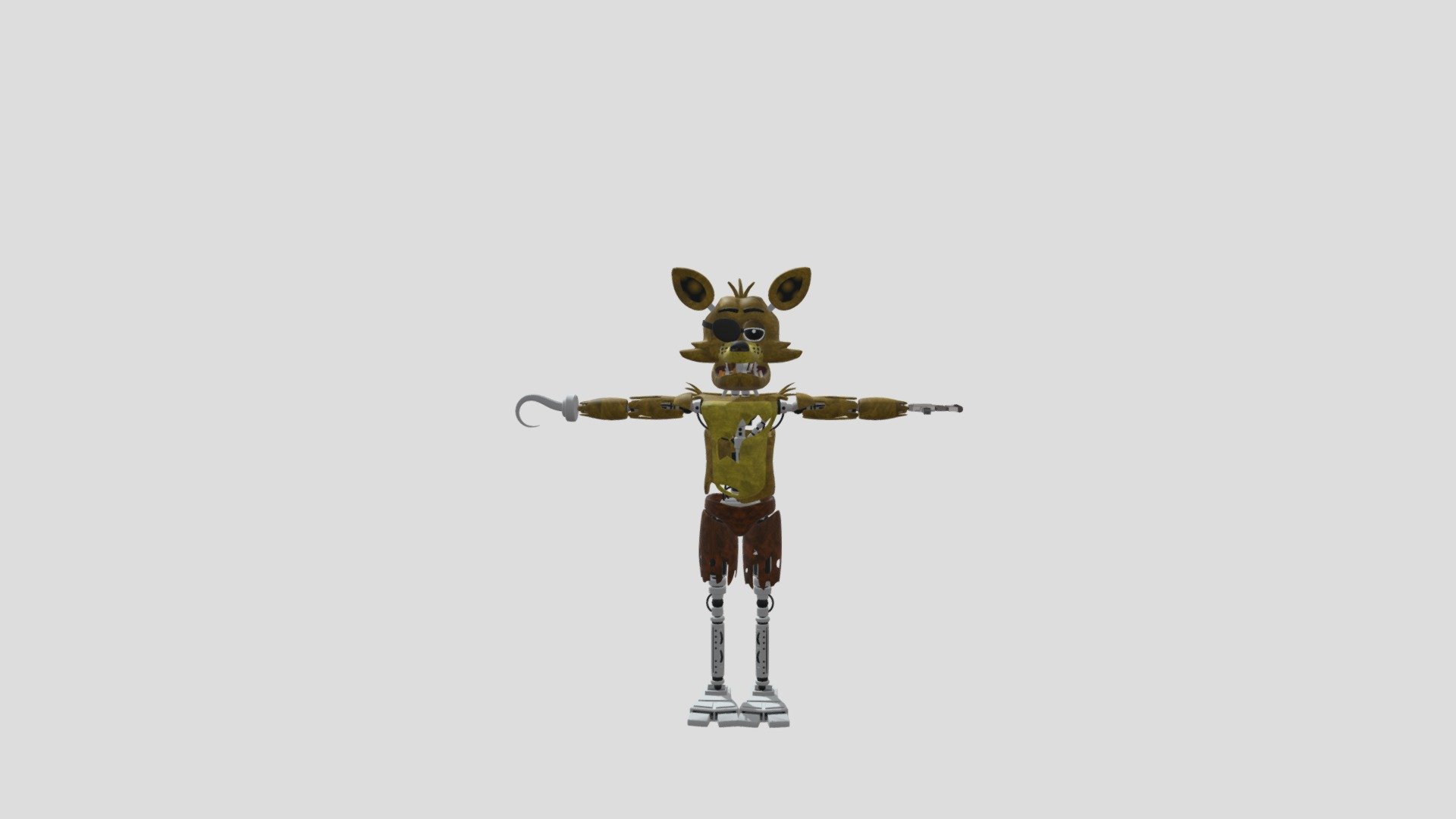 Golden Foxy - Download Free 3D model by dwall8611 [803f688] - Sketchfab