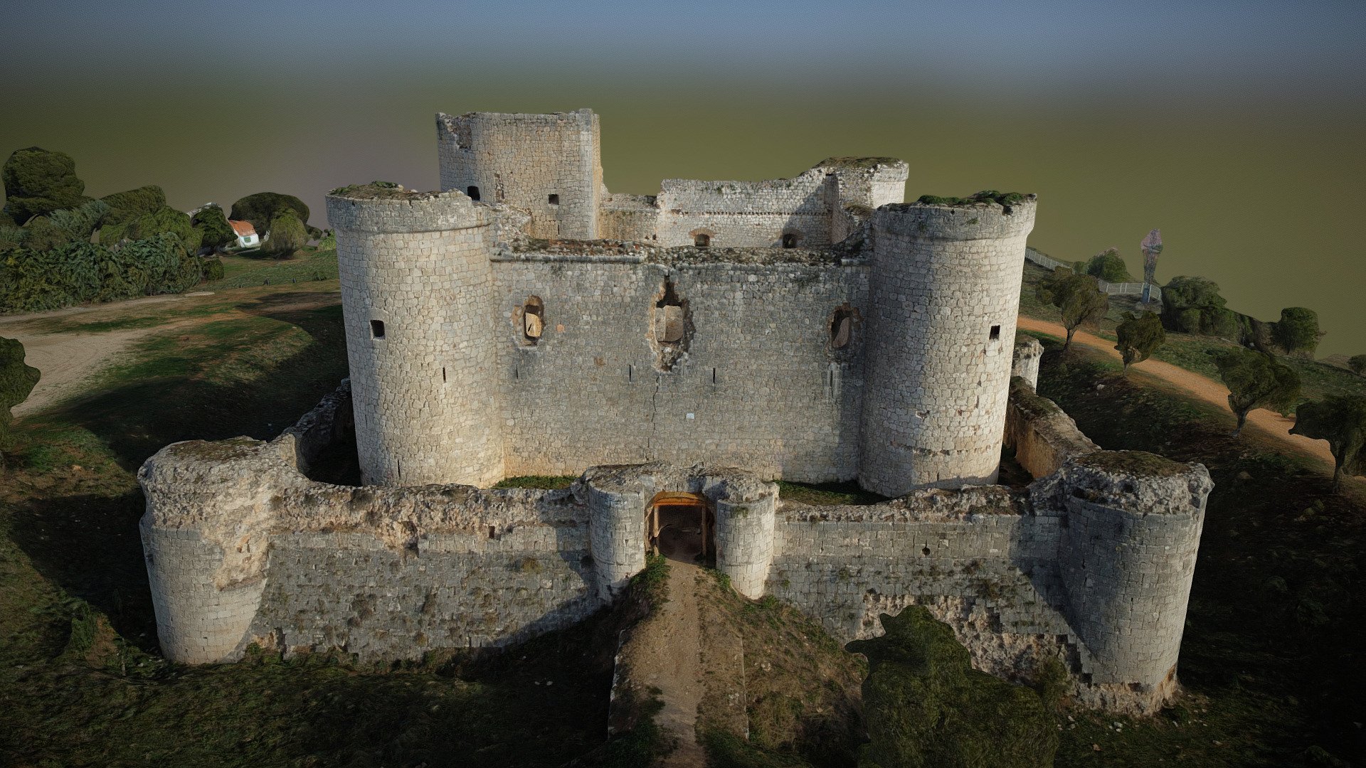 Castillo de Pioz (Guadalajara, España) - 3D model by rafaelvillanueva26 ...