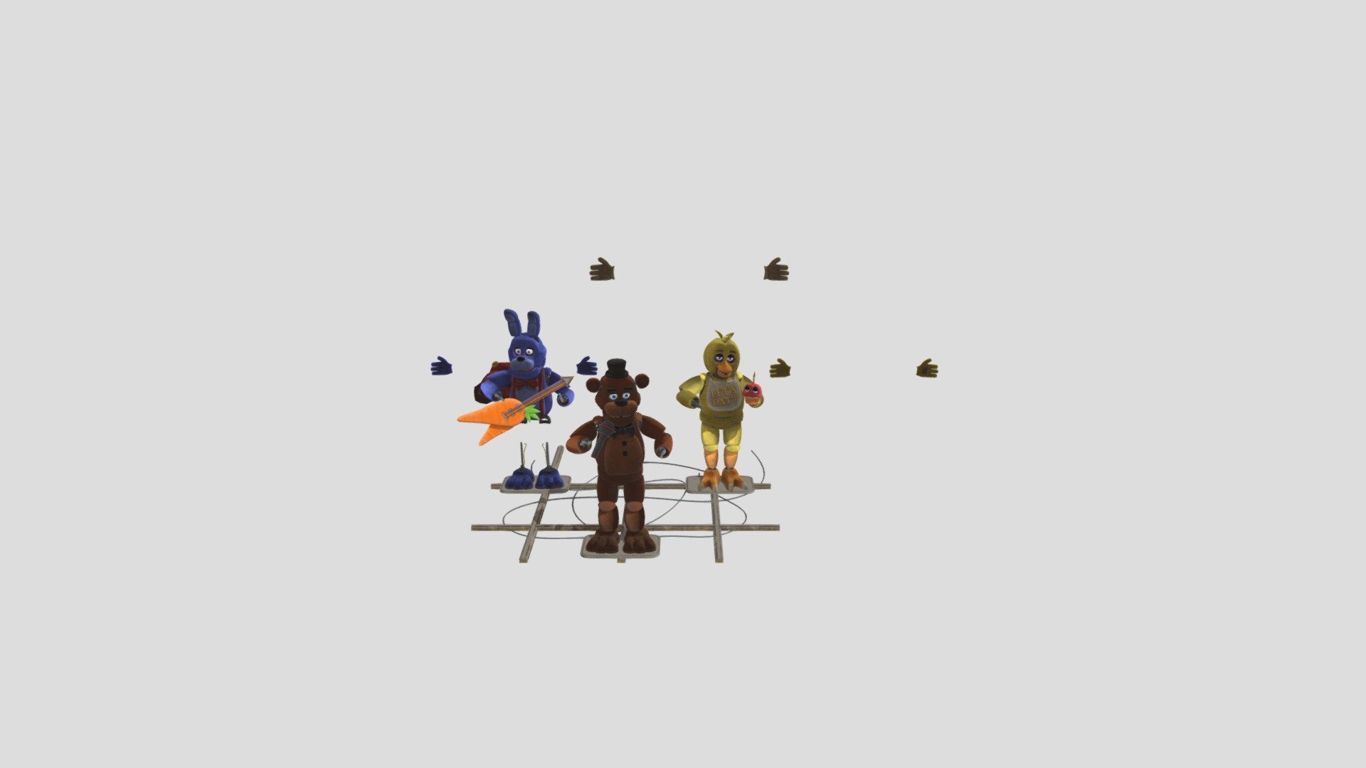 fnaf rewritten performance models - Download Free 3D model by dwall8611 ...