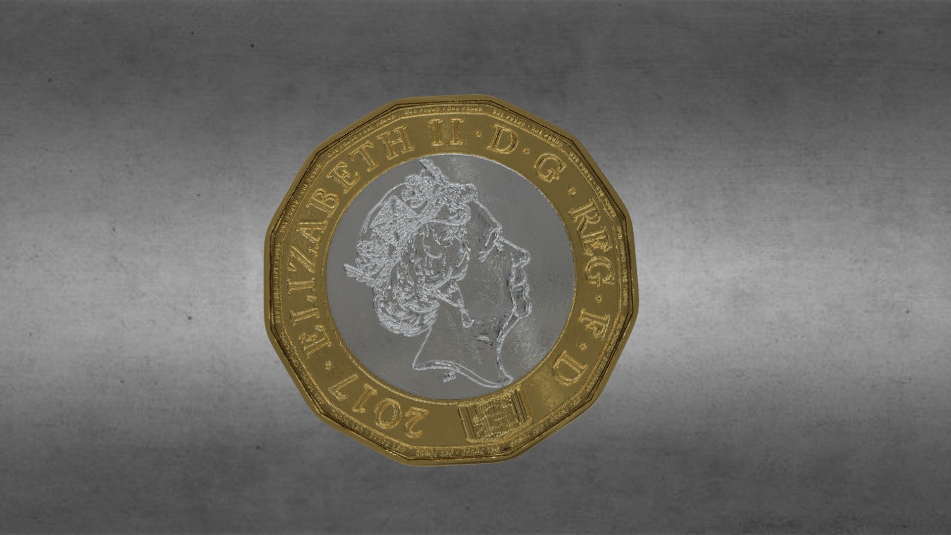 Pound Coin FBX - Download Free 3D model by Jiko (@weterjerome) [80440c3 ...