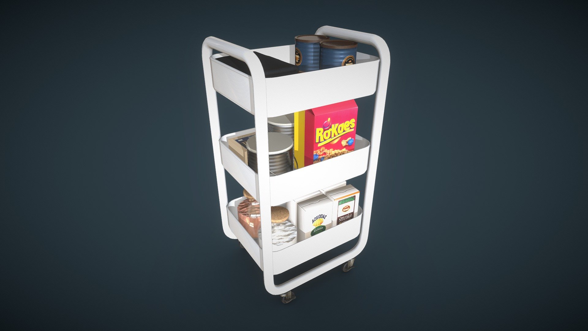 Utility Cart - Buy Royalty Free 3D model by Brandon Westlake (@dr ...