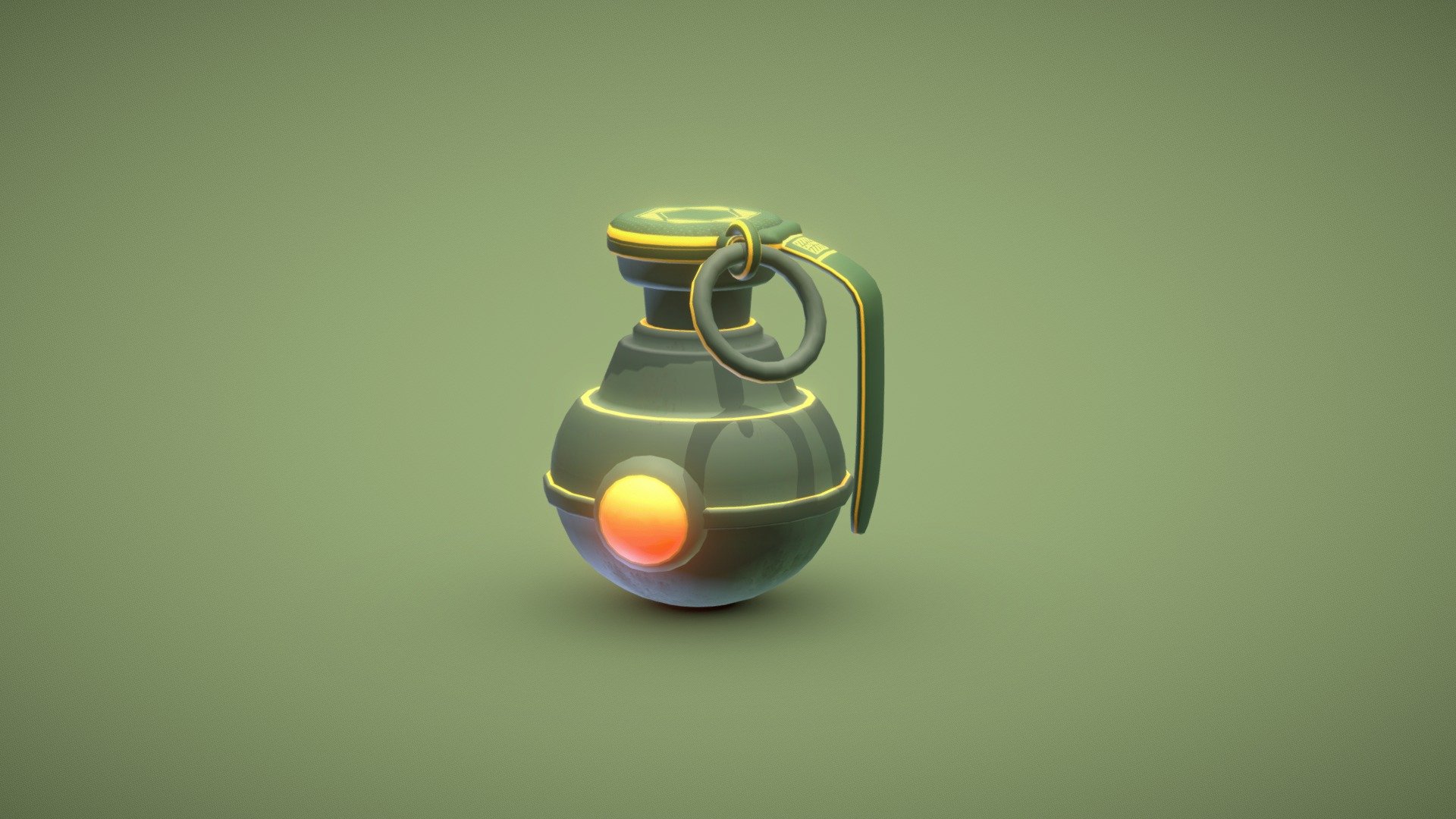 Stylized Grenade - Buy Royalty Free 3D model by Blooming Animation ...