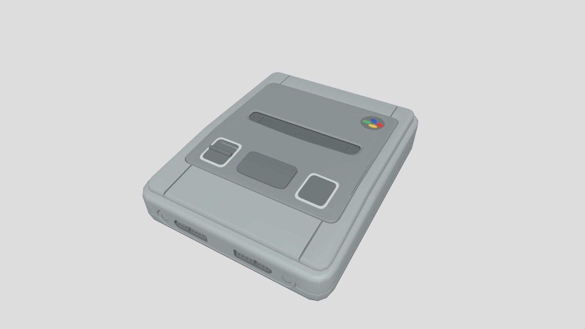 Nintendo Snes - 3D model by velveta [8048b02] - Sketchfab