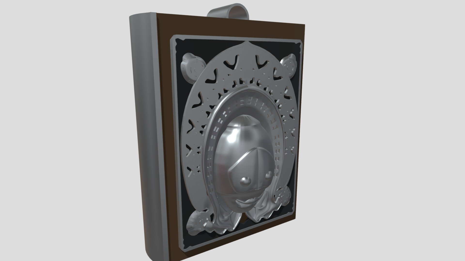 Nier Replicant Grimoire Noire earring - 3D model by SebaBezChleba ...