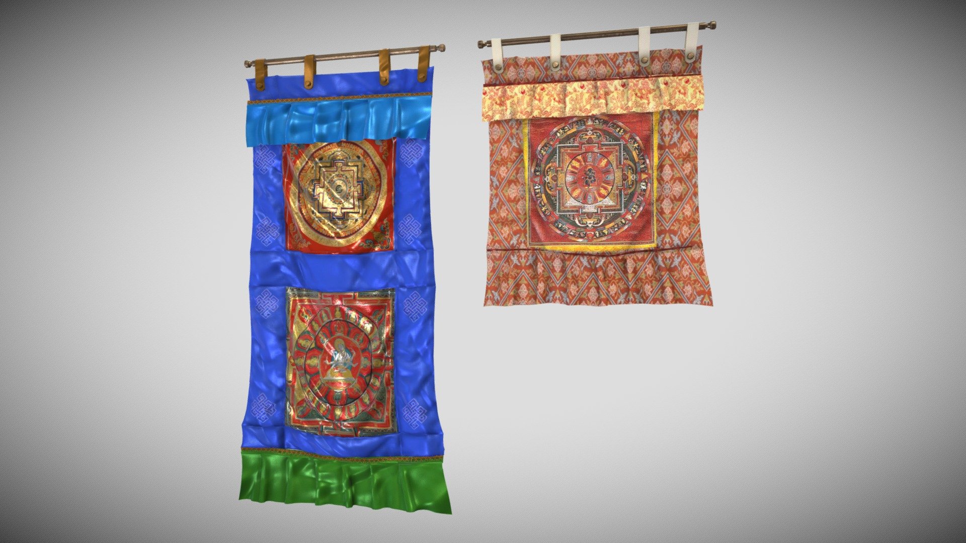 Tibetan Mandala - Yuku Yudoo - Buy Royalty Free 3D model by Francesco ...