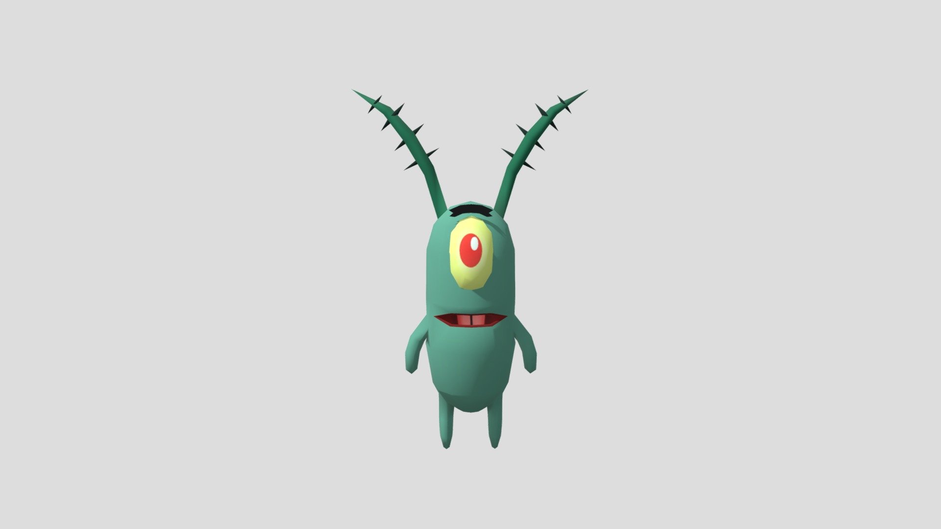 plankton - Download Free 3D model by saidovspiderman [804a982] - Sketchfab
