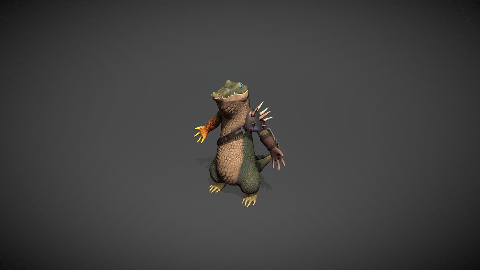 Croc Model - 3D model by Hiskell_Savannah [804b2e7] - Sketchfab