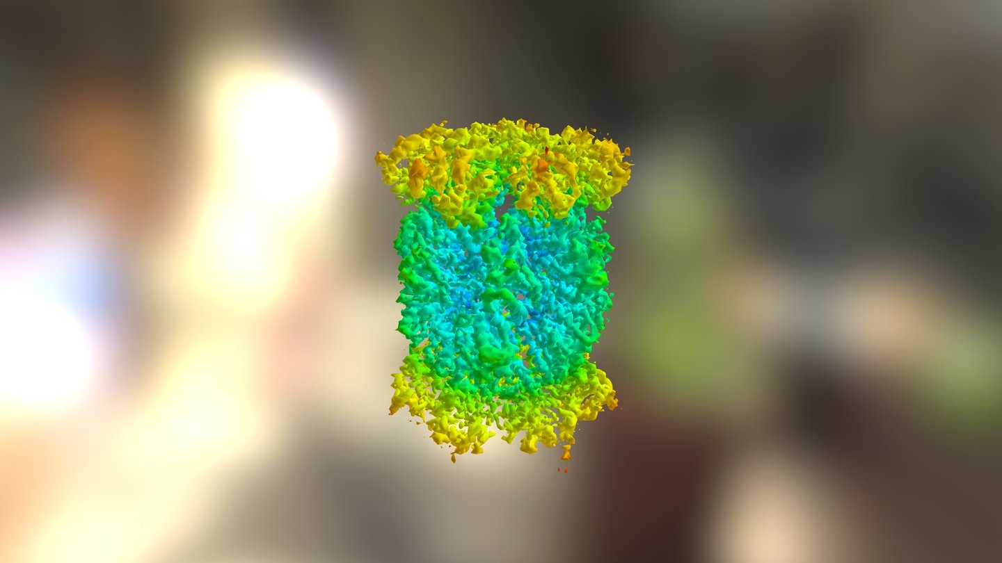 EMDB › EMD-3231 - 3D model by Interactive 3D Data (@proteinsimulation ...