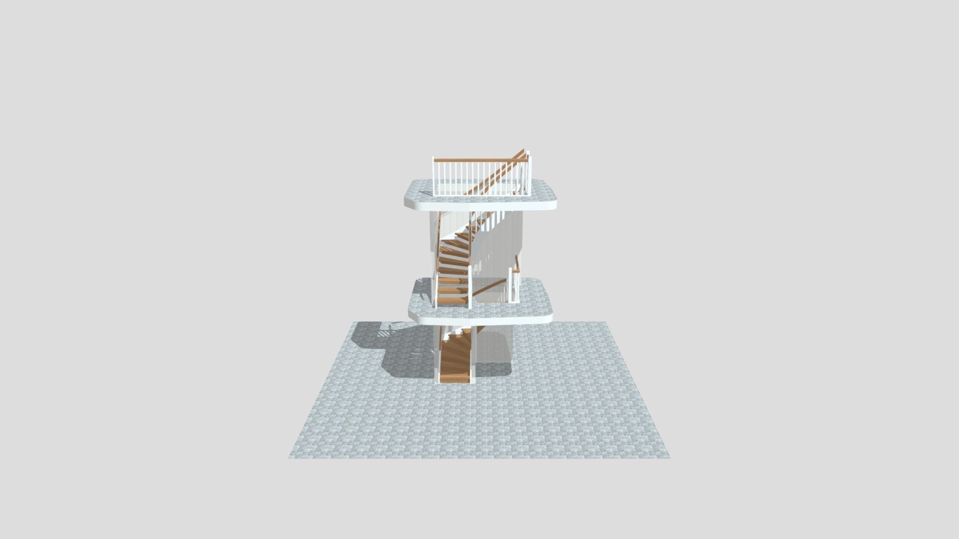 Trappor med U-trappa - 3D model by Snickeri Stark (@MartinStark ...