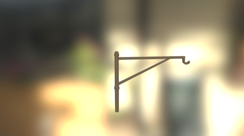 Fireplace Pole Hook - 3D model by Katherine Stocks (@KatherineStocks ...