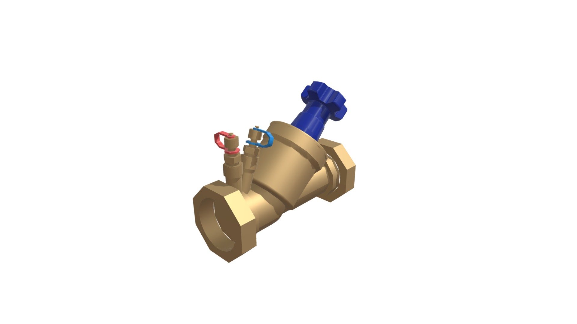 ART22 - Double Regulating Valve - 3D model by bimstore (@Revitspace ...