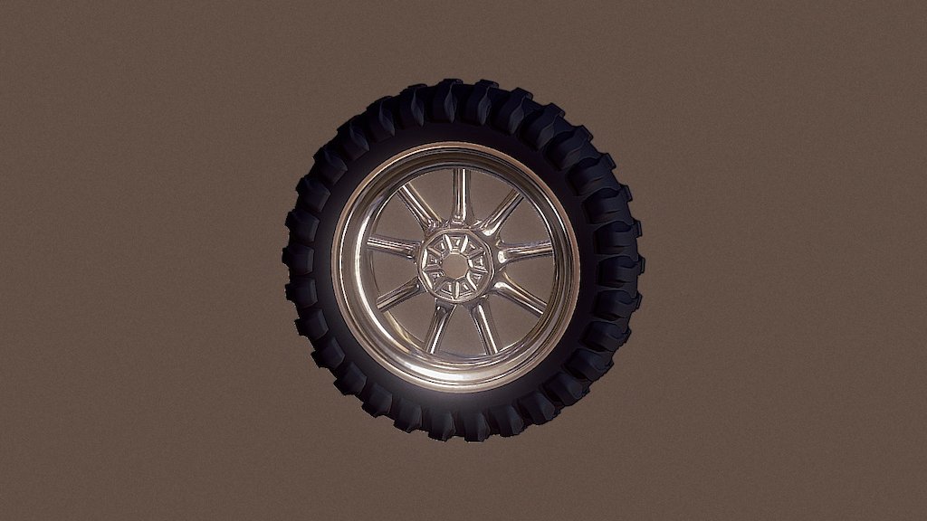 Wheel CG Cookie - 3D model by Arcadiax [8051557] - Sketchfab