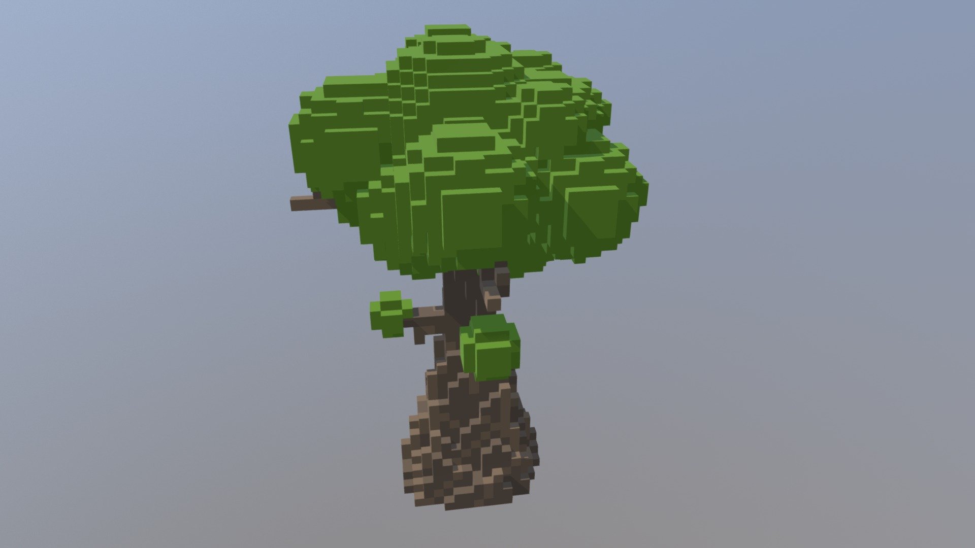 Voxel tree - 3D model by Scisnij [805518c] - Sketchfab