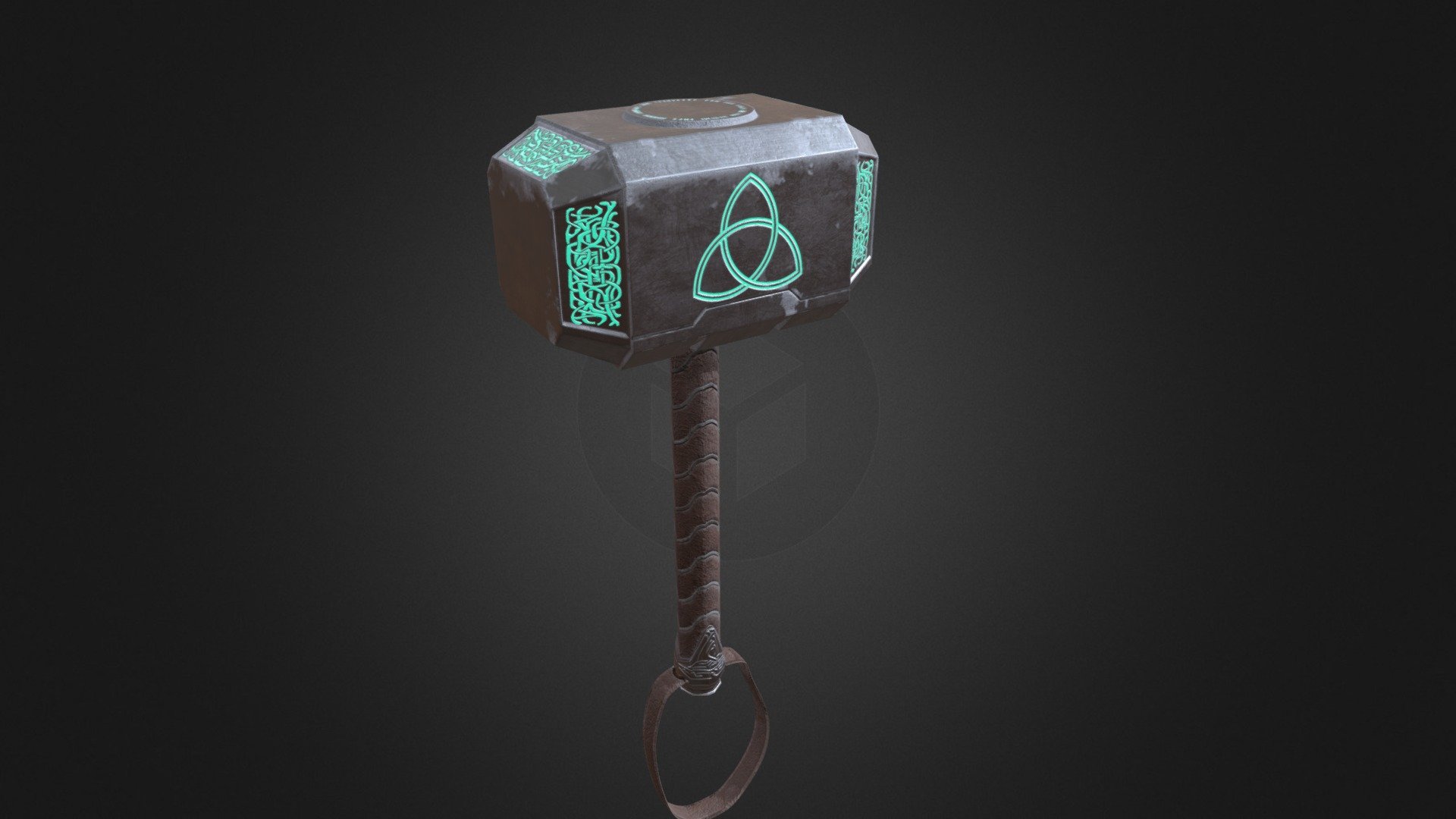 Mjolnir - 3D model by Luci Mangin (@LuciDeManes) [80555f6] - Sketchfab