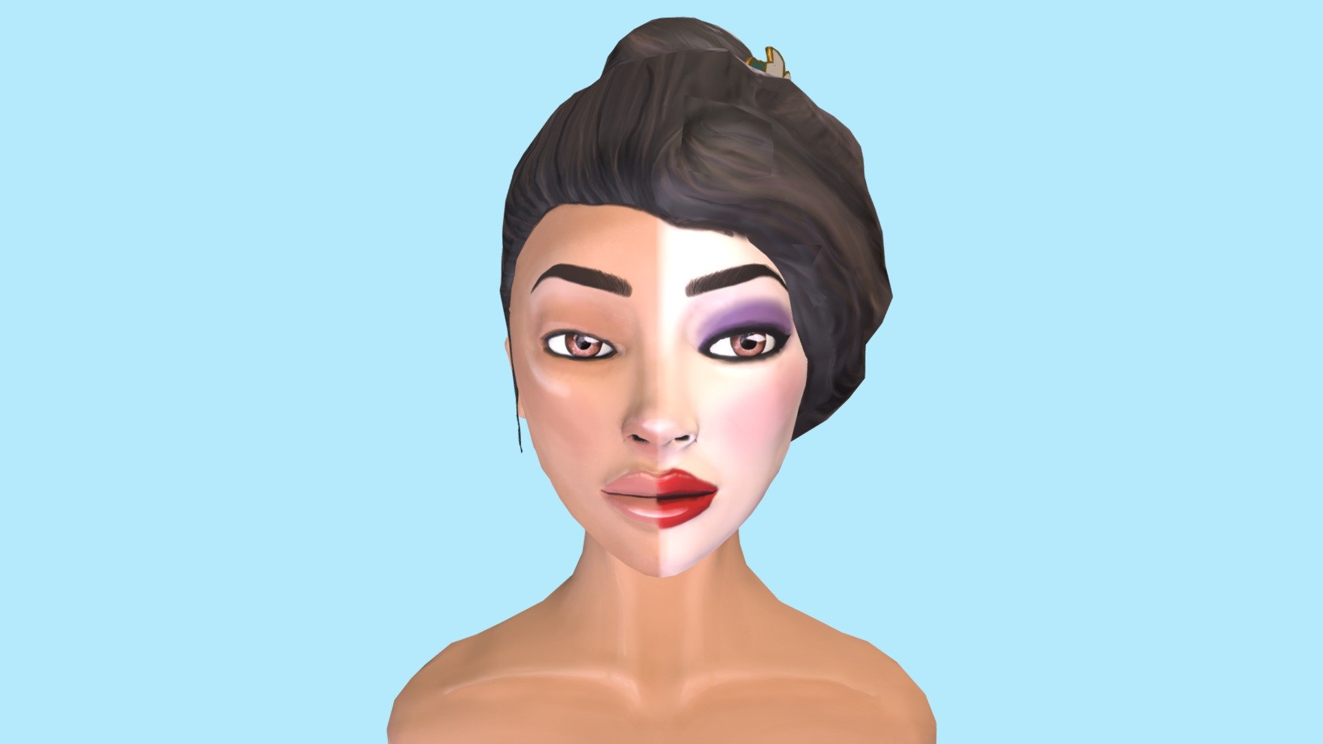 Stylized Mulan Head Sculpt - Download Free 3D model by merrychuu ...