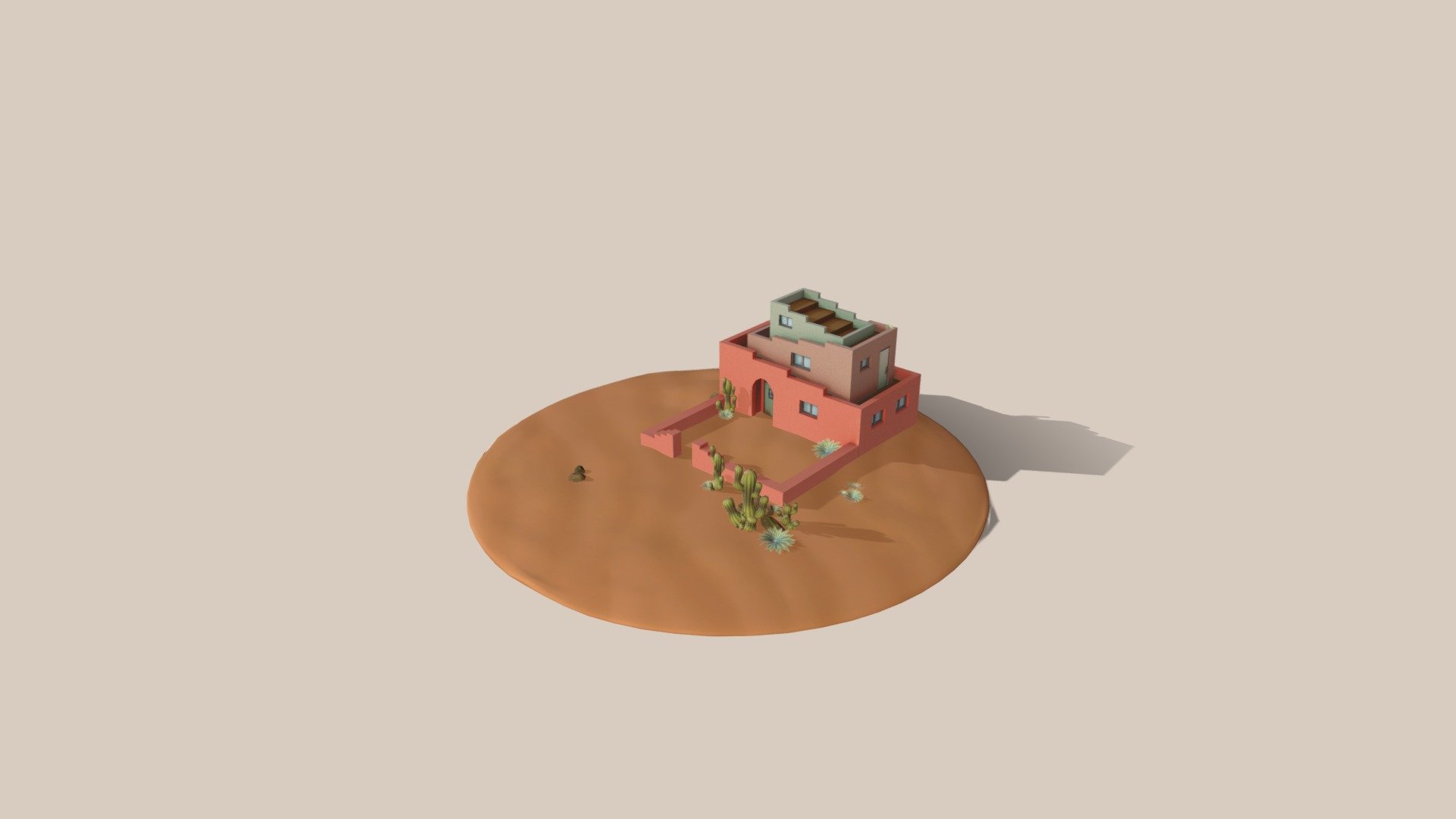 Adobe Oasis - Download Free 3D model by LilyCrescentArt [80566c9 ...