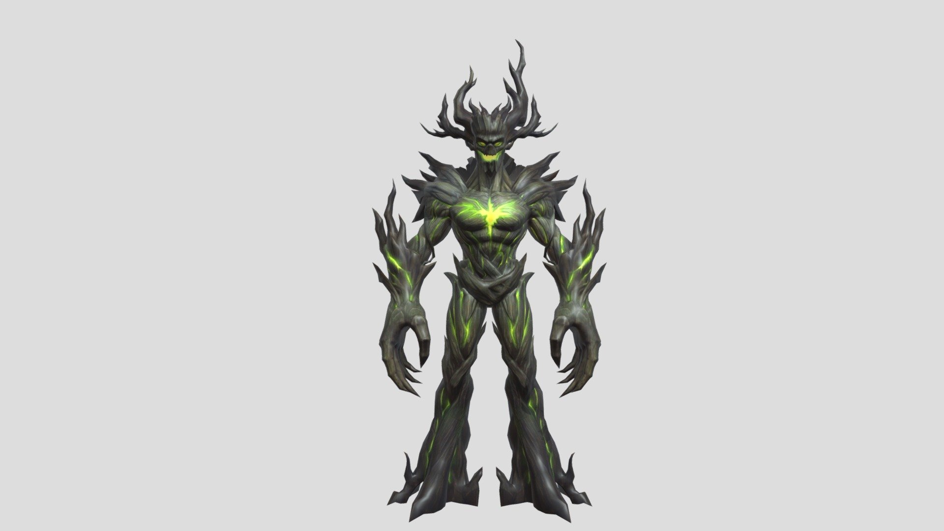 Evil Groot (Textured) (Rigged) - Download Free 3D model by 3D MODELS ...