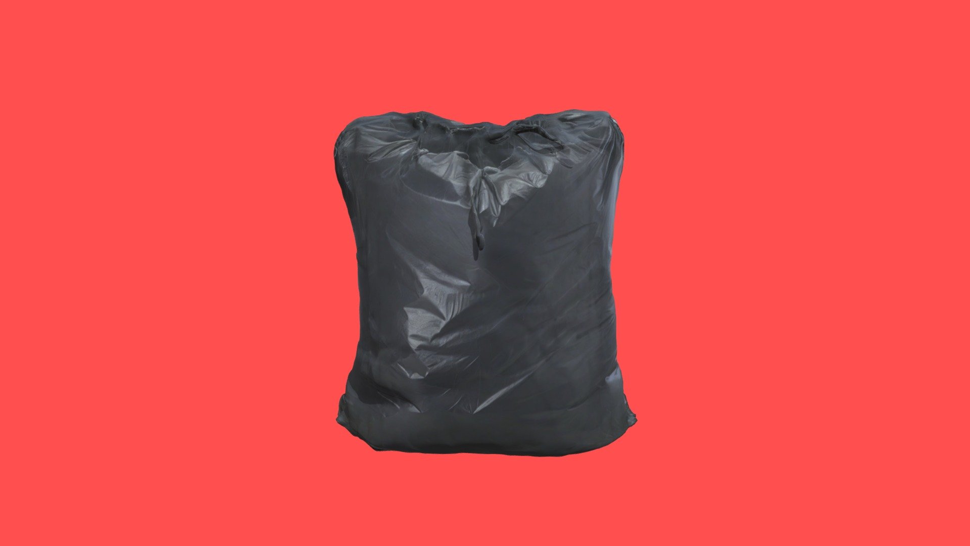 A black trash bag - Buy Royalty Free 3D model by Inventive World ...