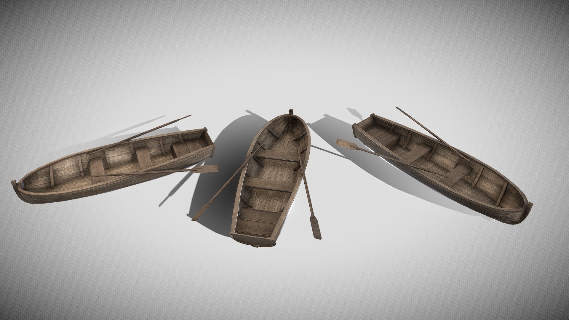 General Realistic Row Boat 3 - Buy Royalty Free 3D model by Aligned Games (@Johannesnienaber ...