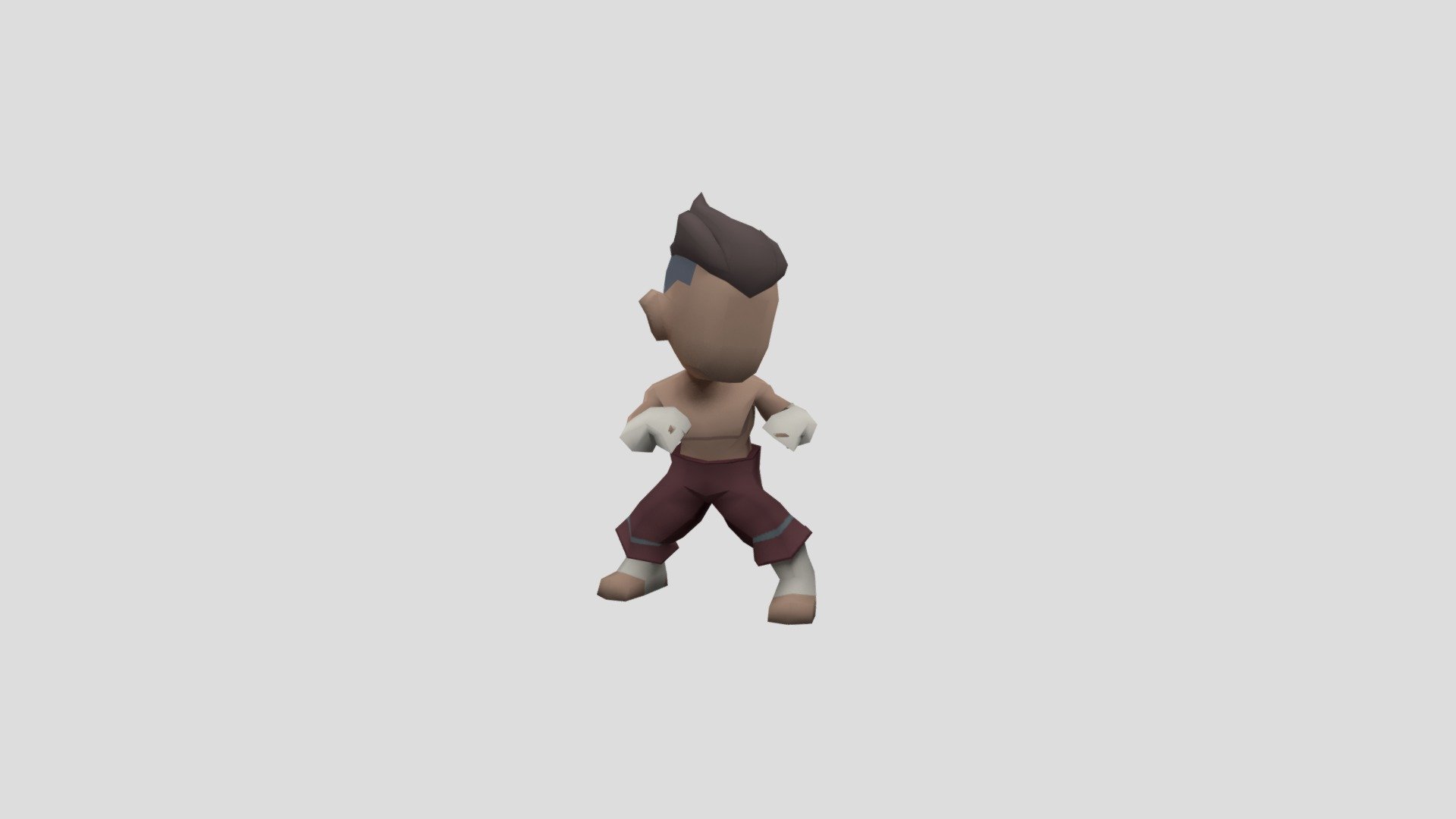 Brawler - Idle stance - 3D model by Tiago Barracha (@tbarracha ...