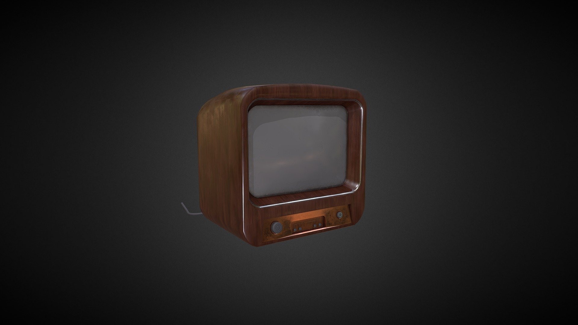 Old TV 2 - 3D model by Paul Subert (@3dil15.subert) [805c4a4] - Sketchfab