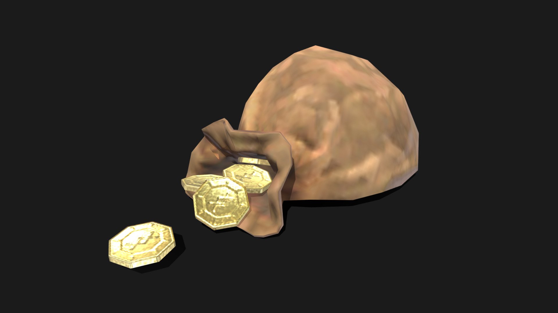 Coin Pouch - Download Free 3D model by Andy B (@disgustings) [805e2a3 ...