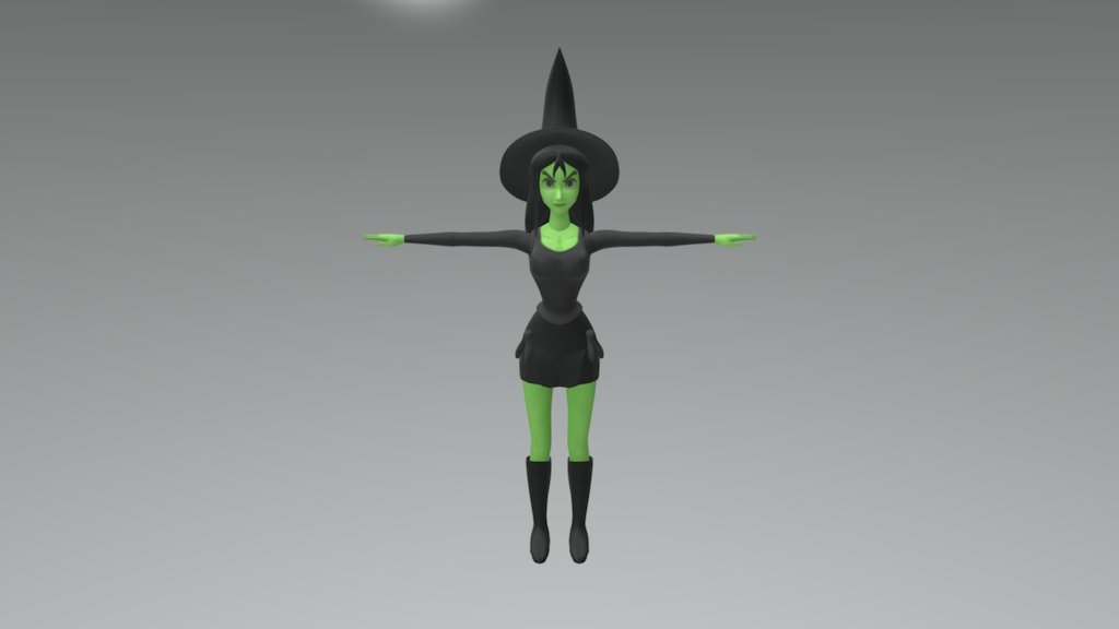 Witch - 3D model by gerardobch [805f309] - Sketchfab