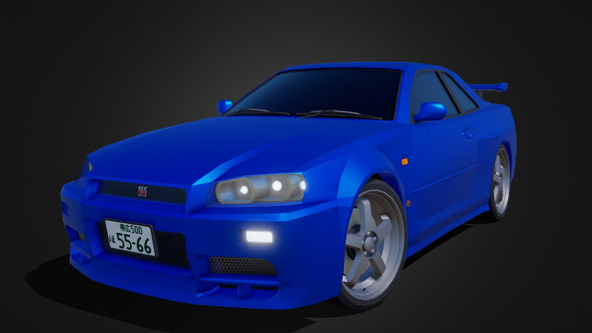 Nissan Skyline GT-R R34 - 3D model by Ilya (@delovoy_ilyxa) [805fd93 ...