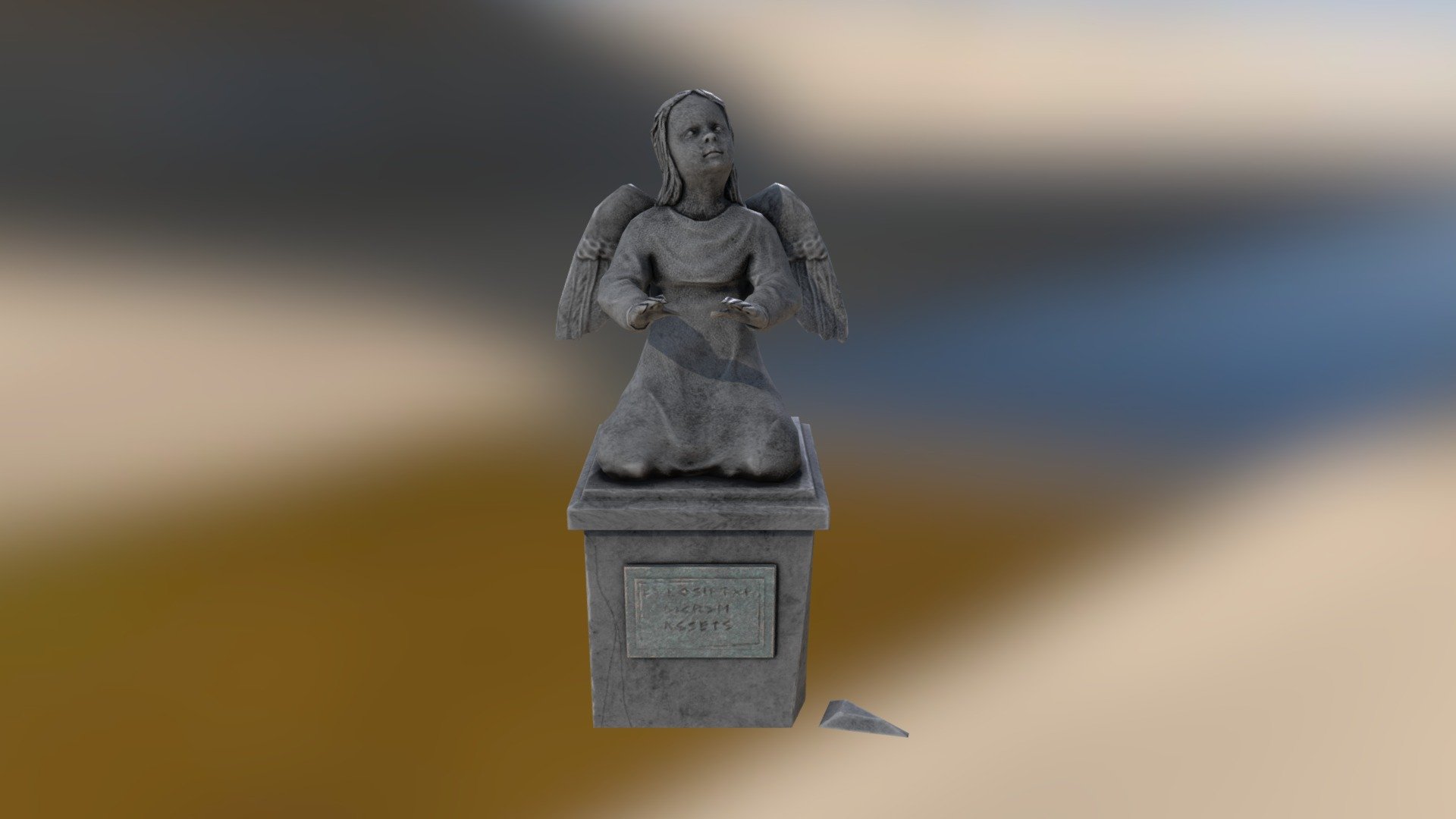 Angel Statue - Buy Royalty Free 3D model by Mixall (@Mixaills) [8061370 ...