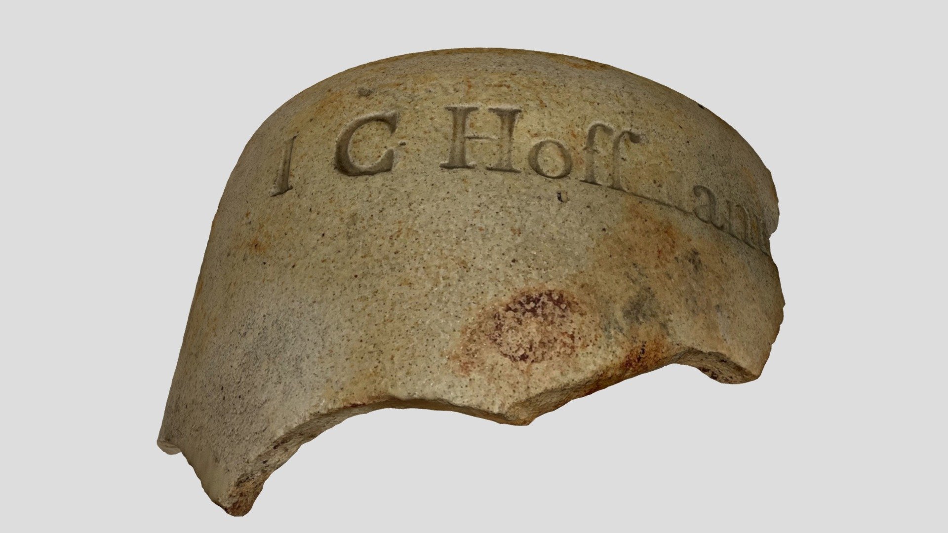 Engraved Pottery Sherd EOA:2022.123 - Download Free 3D model by ...