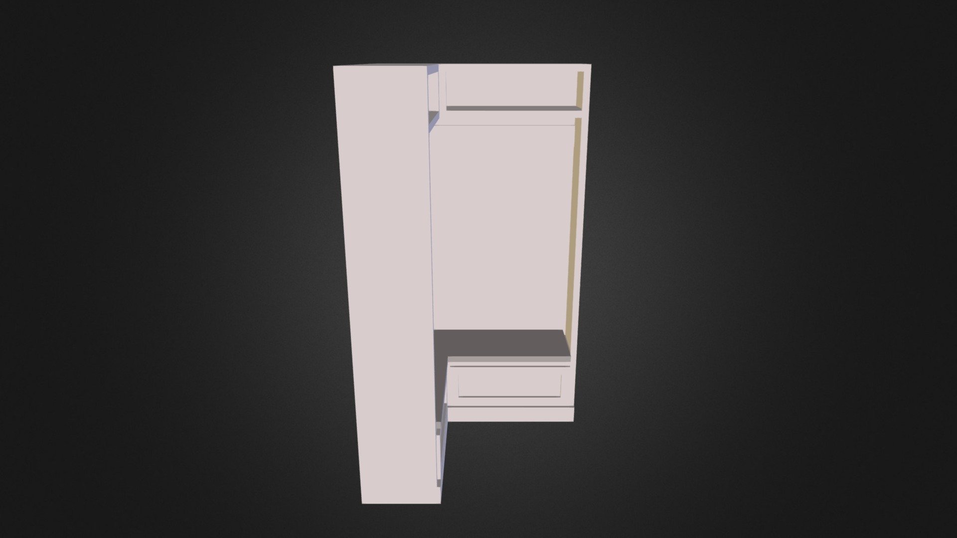 Corner Bench - 3D model by qualitycustomkitchen [80637d2] - Sketchfab