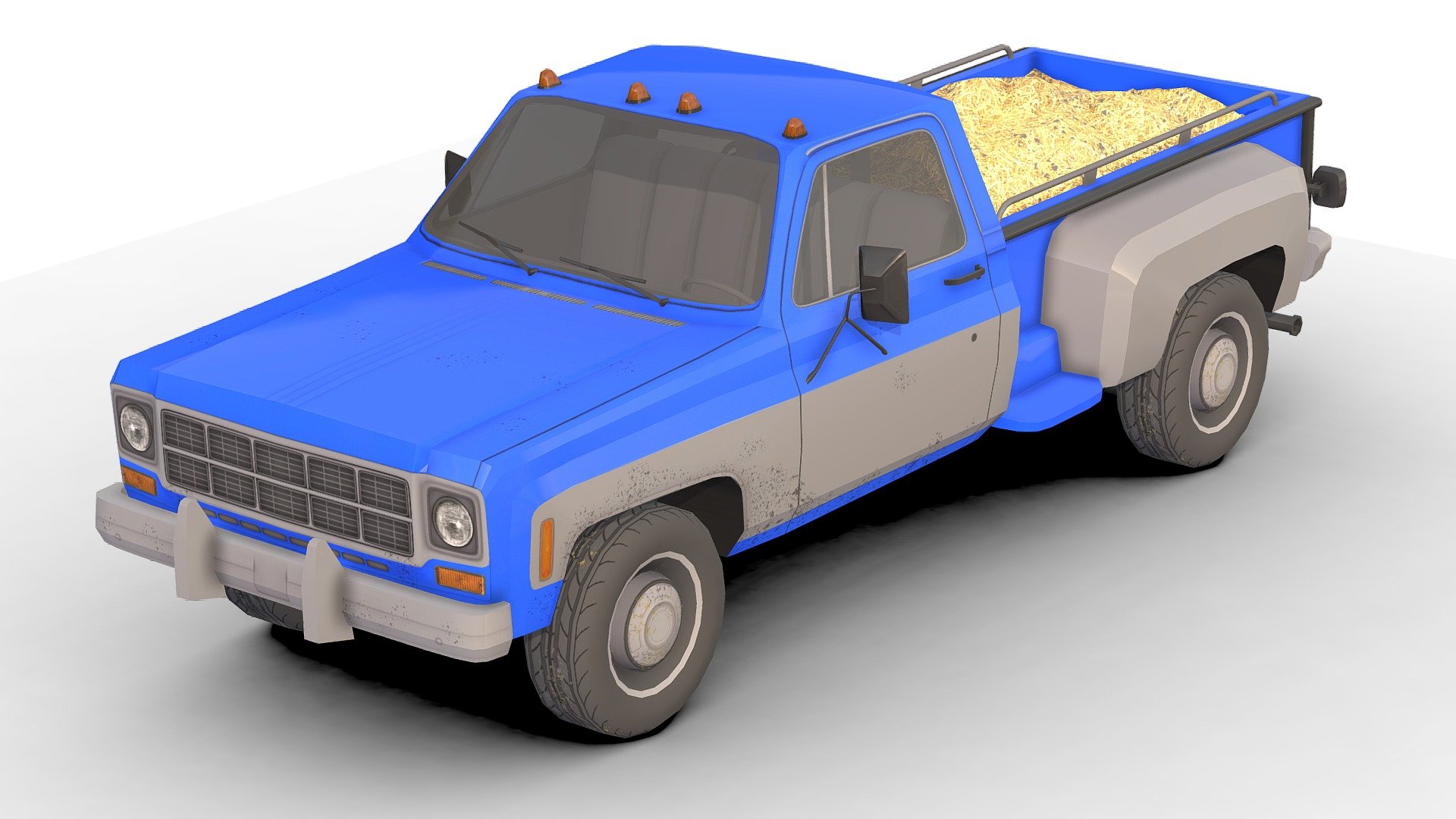 Farm Car - 3D model by Sidra (@Sidramax) [80680c6] - Sketchfab