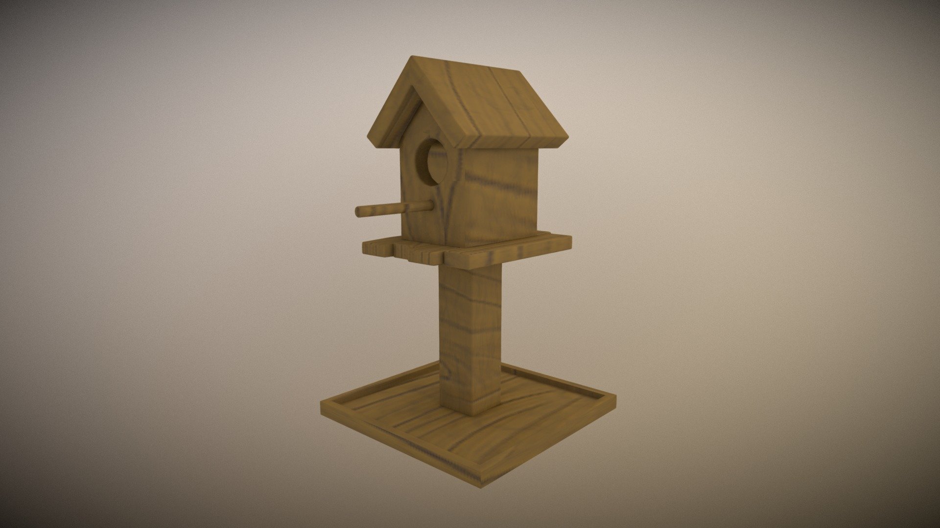 Bird House - Download Free 3D model by Oscar Leif (@OscarLeif) [80689db ...