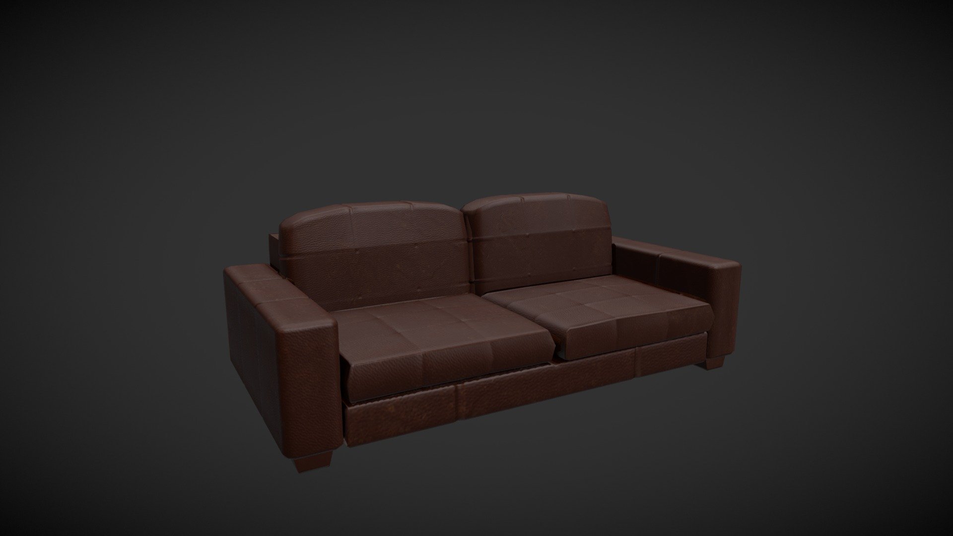 Couch - 3D model by ewanwinter [8068ed5] - Sketchfab